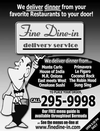 Entrepreneur bets on take-out dine-in service - The Royal Gazette ...