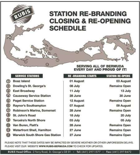 RUBIS STATION REBRAND 1 - The Royal Gazette | Bermuda News, Business ...