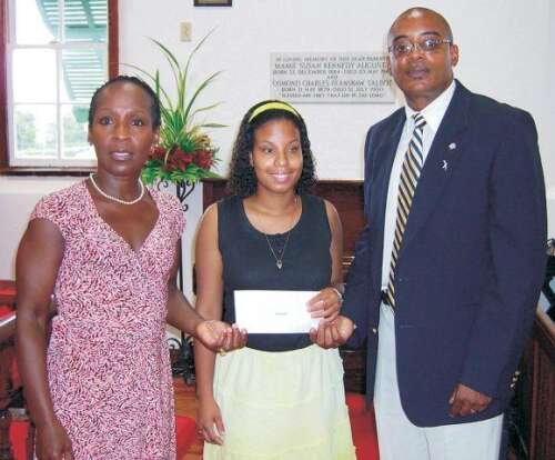 Kristina Bean wins Darron Lightbourne Scholarship - The Royal Gazette ...
