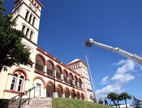 Fire service lines up $1.3m ladder truck - The Royal Gazette | Bermuda ...