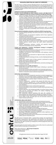 MANAGING DIRECTOR, BAC GROUP OF COMPANIES - The Royal Gazette | Bermuda ...