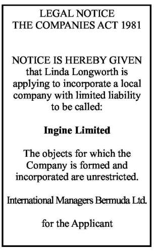 Ingine Limited - The Royal Gazette | Bermuda News, Business, Sports ...