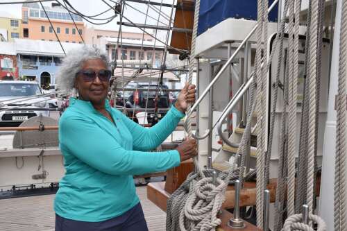 Sharon tackles the high seas - The Royal Gazette | Bermuda News ...