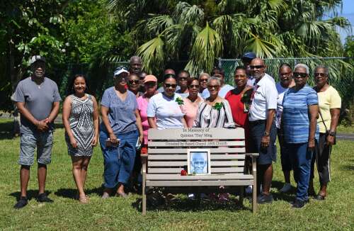 Quinton ‘Tiny’ Ming honoured with bench at Pigs Field - The Royal ...