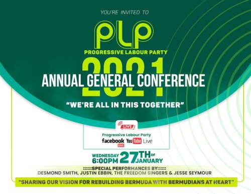 PLP conference opening night online - The Royal Gazette | Bermuda News ...