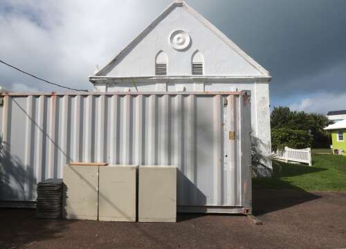 Judge orders removal of containers blocking church - The Royal Gazette ...