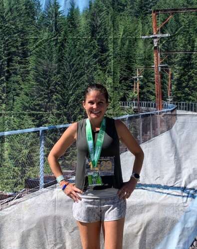 Ten more miles and Anna Laura Hocking will reach target of 2,021 miles ...